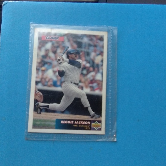 Clark Candy bar | Other | Reggie Jackson Baseball Card | Poshmark